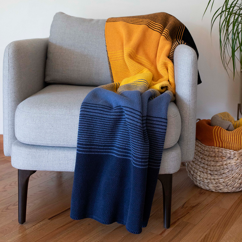 Sol Ombré Throw Blanket | Seek & Swoon | Luxury Premium