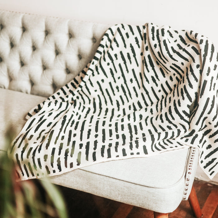Chelsea Throw Blanket | Seek & Swoon | Modern Boho Design