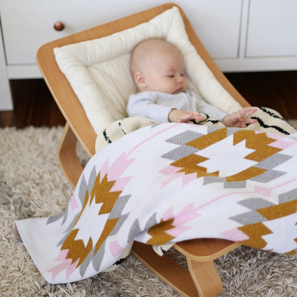 Baby Throw Blankets | Seek & Swoon | Soft, Cozy, Machine-Washable